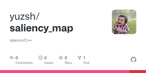 Github Yuzshsaliencymap Opencvc