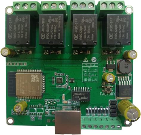 Mullinsen Smart Wifi Switch Esp32 Ethernet Relay Board Home