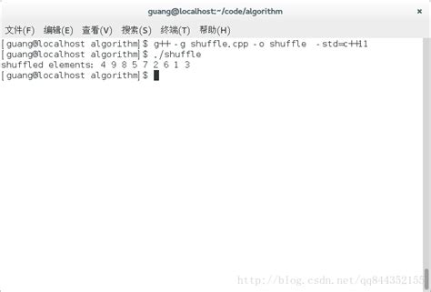 Stl Algorithm算法shuffle Randomshuffle46algorithm Shuffle Csdn博客