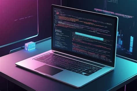 Premium Photo Software Development Programming Coding And Software Testing On Laptop