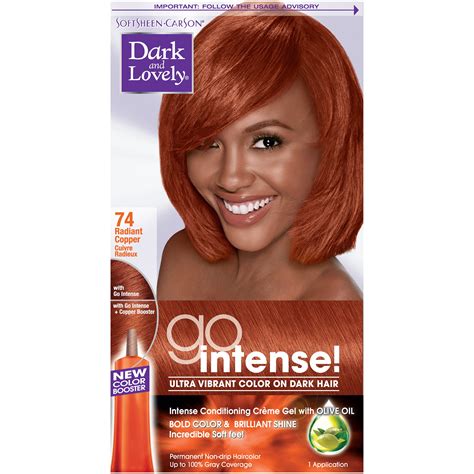 Softsheen Carson Dark And Lovely Go Intense Ultra Vibrant Hair Color On Dark Hair
