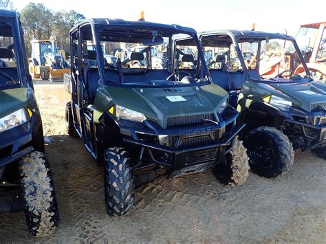 2016 Polaris 900 Utv Vin Sn 4xarvad16gt130191 4x4 Diesel Engine Crew Cab Canopy Dump Body Wi