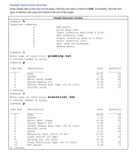 Solved Inventory Application Program This Project Involves Chegg Com
