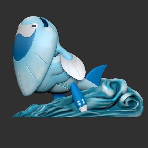 Stl File Arctovish Fan Art Pokemon Figurine 3d Print Model・3d