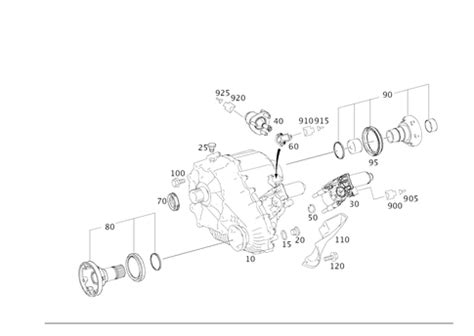 Transfer Case Assembly For 2009 Mercedes Benz Gl550 Mercedes Benz Parts Miami