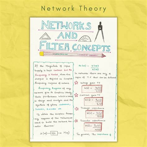 Network Theory Handwritten Notes Pdf Download Now