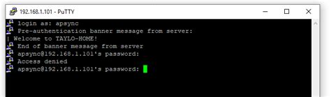 i cannot login into raspberry pi apsync companion computers