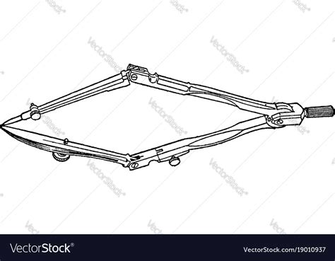 Compass Alignment Orientation That Shows Vector Image