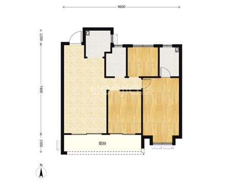 【南飞鸿玖玺大观西安南飞鸿玖玺大观楼盘】三居室户型图房型图 西安贝壳新房