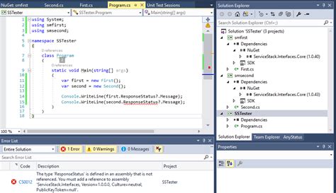 Servicestackinterfacescore Version · Issue 543 · Servicestackissues
