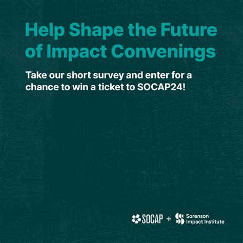 Take This Survey To Shape Impact Convenings Jessica Kellner Posted