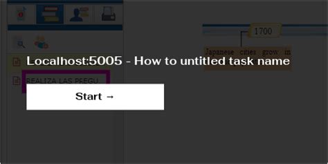 Localhost5005 How To Untitled Task Name