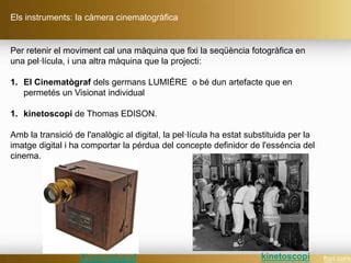 Els Nous Llenguatges El Cinema Ppt