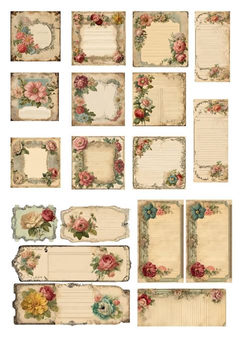Mixed Labels For Junk Journaling Or Scrapbooking Journalwithnyrees