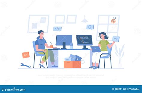 Developers Testing Software App Qa Quality Assurance Coding Programming