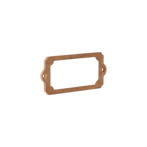 Solid Brass Card Frame Holder Period Features