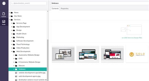 what is umbraco csi media
