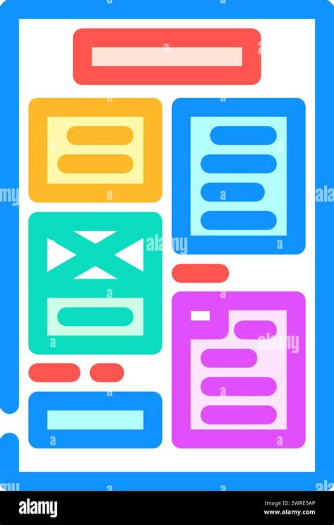 Document Layout Technical Writer Color Icon Vector Illustration Stock Vector Image And Art Alamy