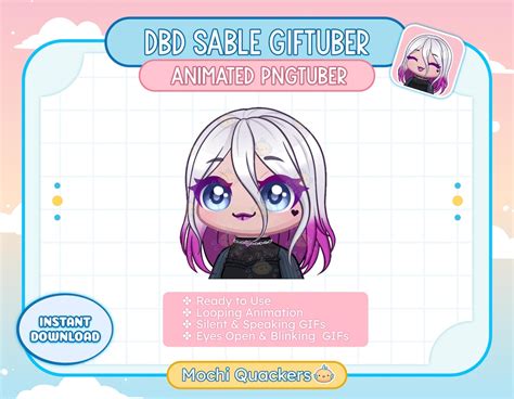 Animated Pngtuber Dbd Sable Png Tuber Ready To Use Tuber For Twitch Stream And Obs Veado