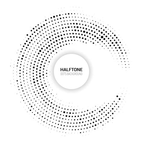 Free Vector Abstract Background With A Halftone Dots Design