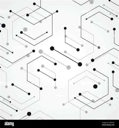 Molecular Structure Pattern Background Vector Technology Design Stock Vector Image And Art Alamy