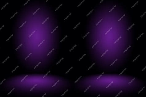 스튜디오 배경 개념 제품에 대한 어두운 그라데이션 보라색 스튜디오 룸 배경입니다 무료 사진