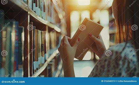 An Asian Woman S Hand Delicately Selecting A Book From A Shelf In A Library Evoking The Essence