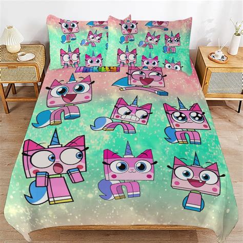 Unikitty Bed Duvet Cover Microfiber Bedding Sets 3d Printed
