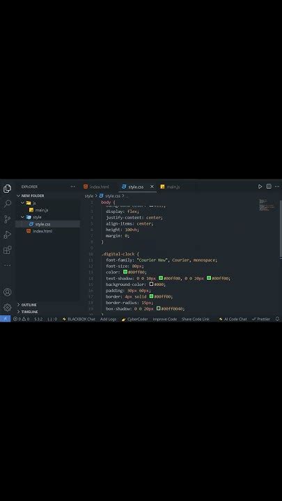 digital clock باستخدام javascript coding frontendcourse javascript html css programming