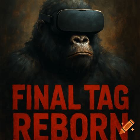 A Gorilla Wearing A Vr Headset With The Title Final Tag Reborn Below