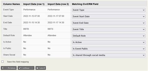 Civievent Api Csv Import Creates Events That Start And End At
