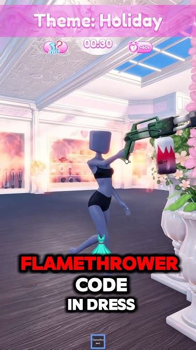 How To Get The Flamethrower Code Easiest Way Shortcut Shorts Fyp Roblox Dti