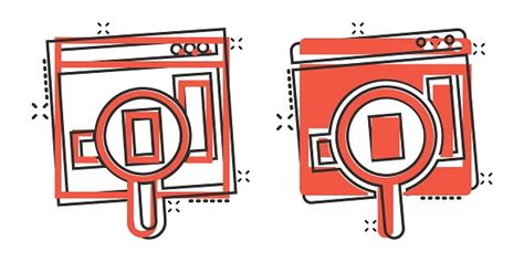 코믹 스타일의 시장 트렌드 아이콘 흰색 고립 된 배경에 돋보기 만화 벡터 그림성장 화살표 스플래시 효과 비즈니스 개념을 증가시면 됩니다 경영자에 대한 스톡 벡터 아트 및