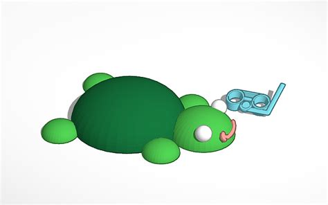 3d Design Tom The Turtle Tinkercad