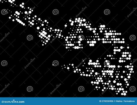 Halftone Monochrome Dot Pattern Minimalism Vector White Dots On