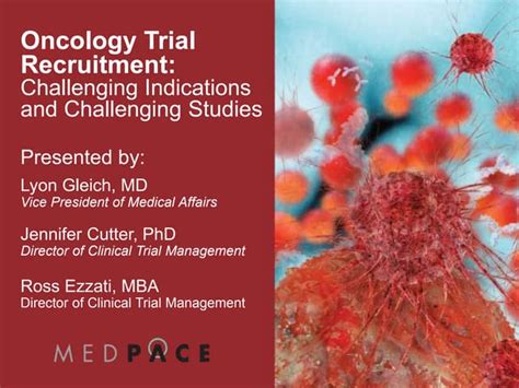 Webinar Oncology Trial Recruitment Challenging Indications And