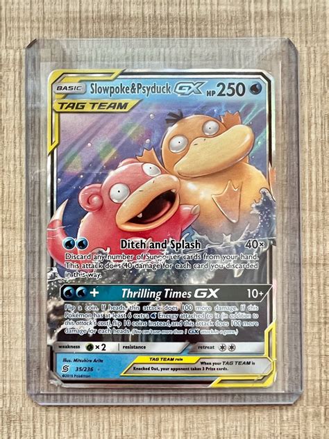 Pokémon Slowpoke And Psyduck Gx Tag Team 35236 Eng Doccasion à Marly Pour Chf 299