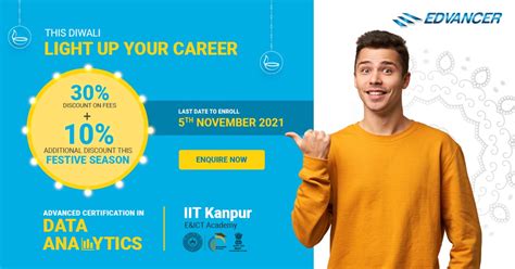 Edvancer On Linkedin Data Analytics Course Iit Kanpur Advanced