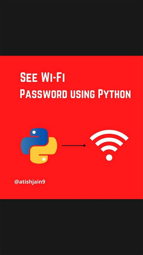 See Wi Fi Password Using Python Atish Jain Artofit