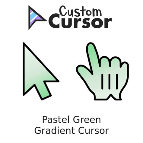 Pastel Green Gradient Cursor Custom Cursor Pastel Green Gradient Cursor Custom Cursor