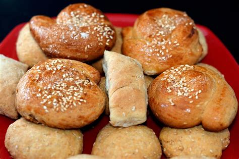 Closeup Shot Of Arabian Cookies Stuffed With Date Paste And Cookies