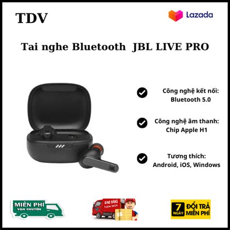 Tai Nghe Bluetooth True Wireless Jbl Live Pro Tai Nghe Nh T Tai Bluetooth Kh Ng D Y M Bass