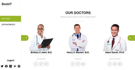 Github Mupa1bookit Frontend A Web Application For Booking An Appointment With The Doctor