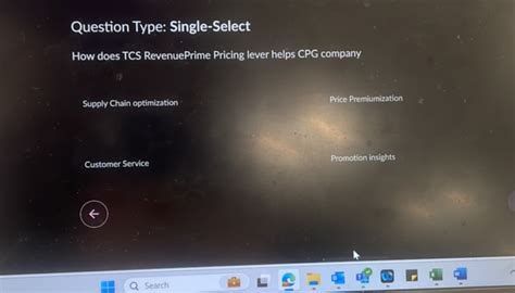 Question Type Single Select How Does TCS StudyX