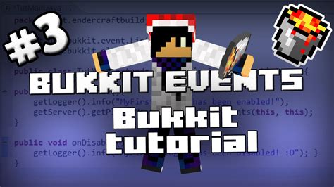 Bukkit Plugin Tutorial 3 Events Youtube