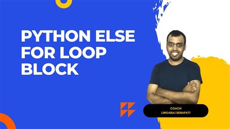 Python Else For Loop Block 169 LingarajTechhub YouTube