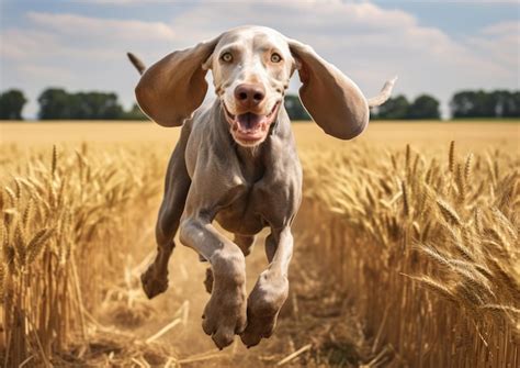 Premium AI Image Weimaraner