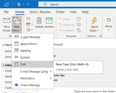 Microsoft Outlook How To Create Tasks Codesteps