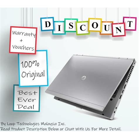 HP EliteBook 2570p I5 Processor 4GB Ram 320GB Hard Disk Protection Skin Package Included