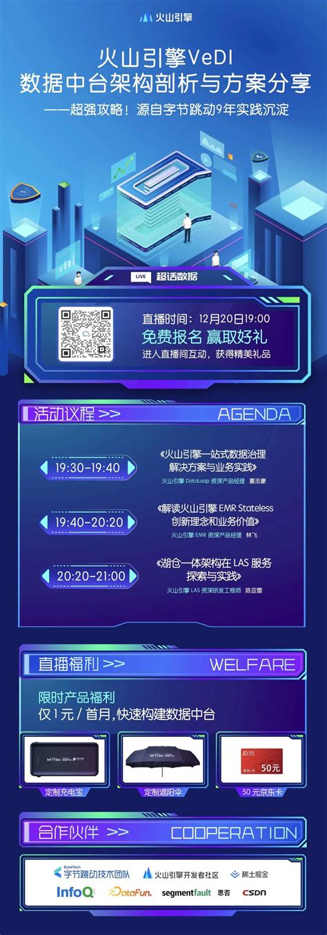 【活动推荐】火山引擎 Vedi 数据中台架构剖析与方案分享 墨天轮